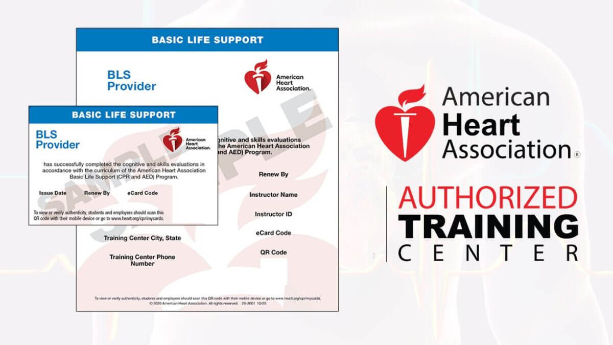 AHA Blended Learning Course - BLS, ACLS, PALS - Heart Start CPR