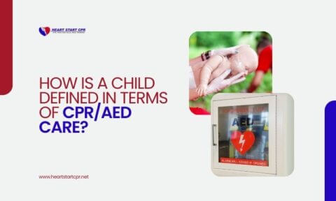 How is a Child Defined in Terms of CPR/AED Care?