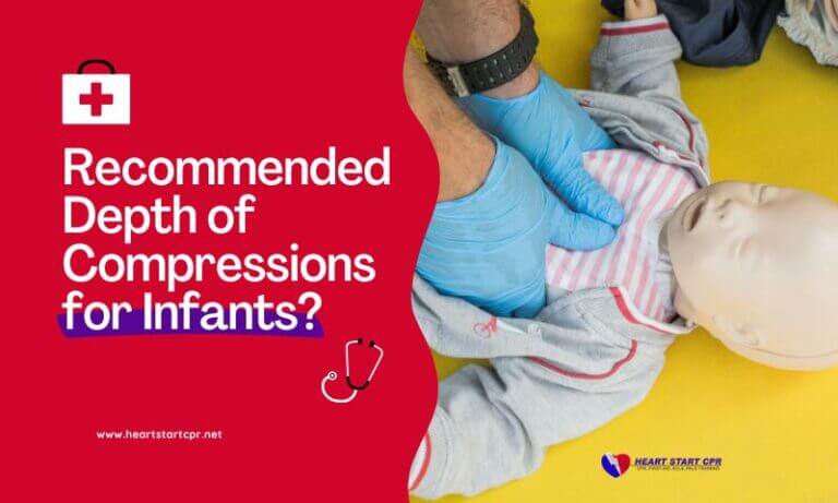 What is the Recommended Depth of Compressions for Infants?