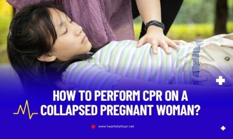 How to perform CPR on a collapsed pregnant woman?